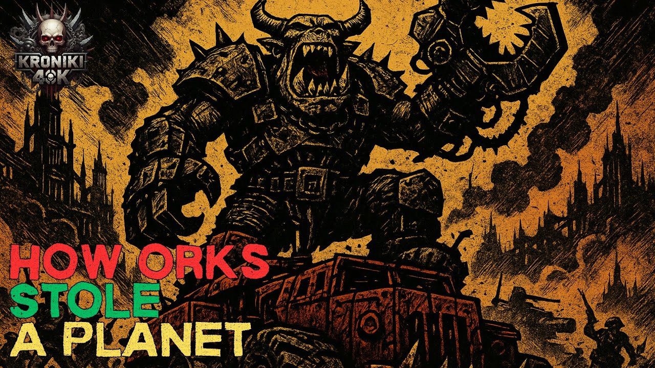 What Happens When Orks Turn Their Prison Into A Planet Sized Warship In