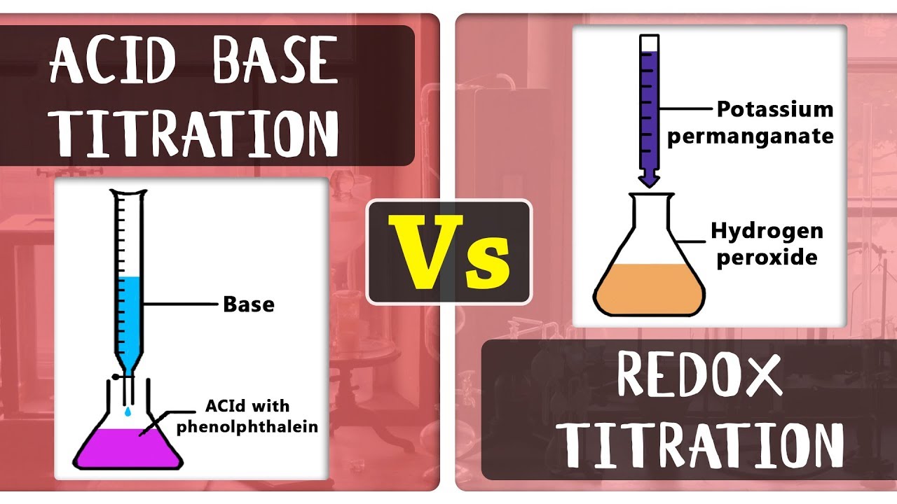 Difference Between Acid Base Titration And Redox Titration 50 Off
