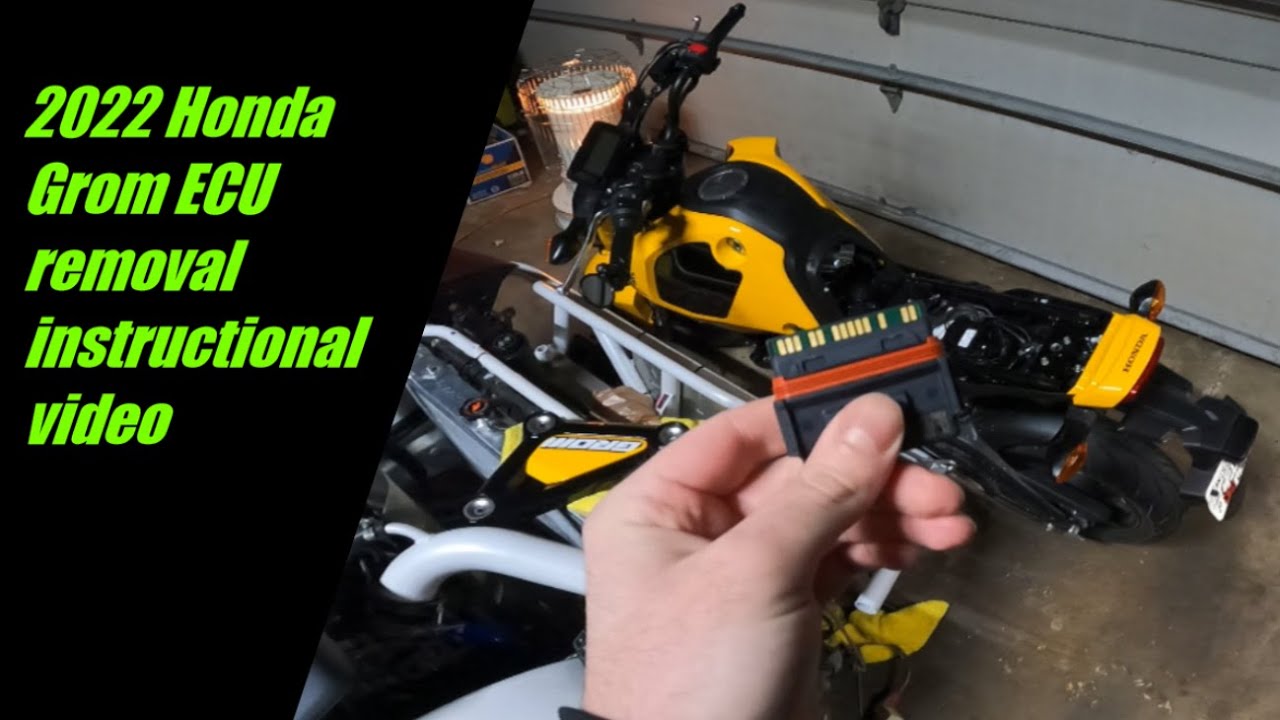 2022 Honda Grom Ecu Removal Instructional Video Youtube