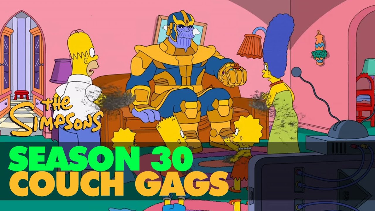 The Simpsons 4k Season 30 Best Couch Gag Compilation Youtube