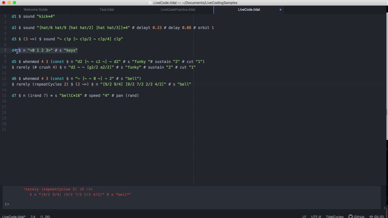 Live Coding Performance Youtube