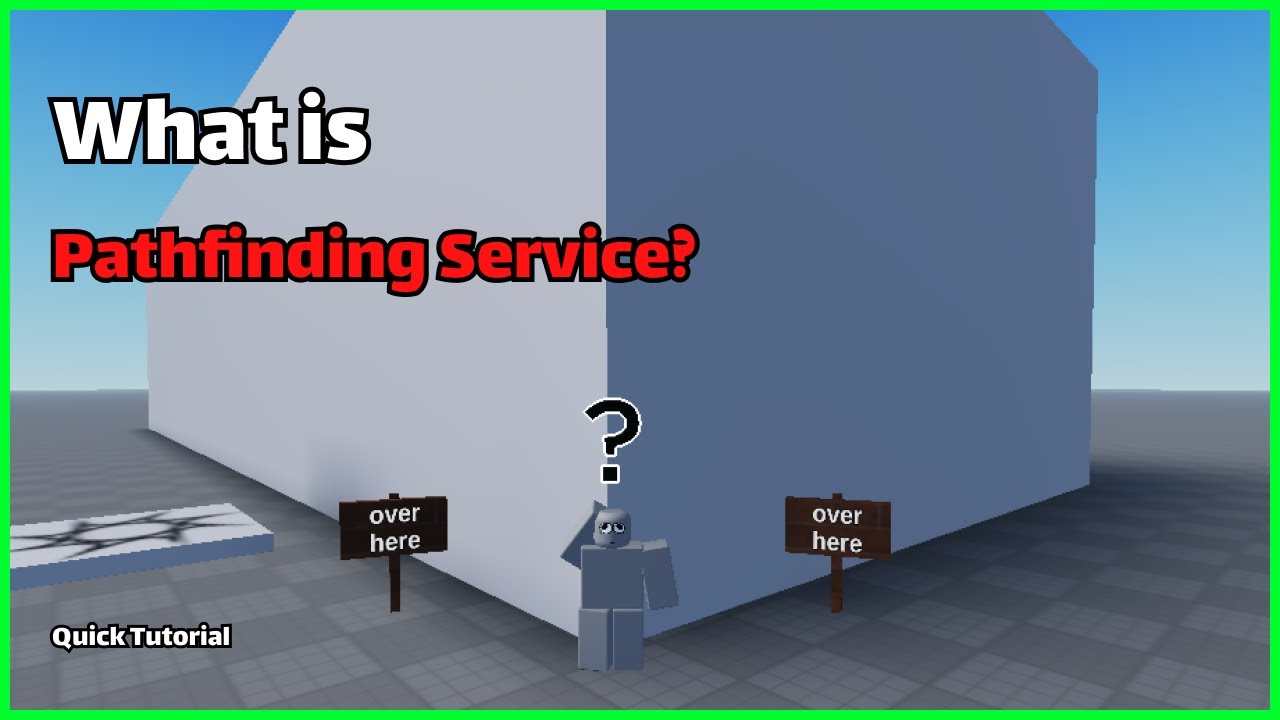 What Is Pathfinding Service Roblox Studio Youtube