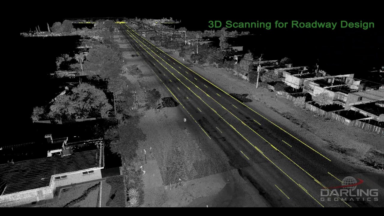 3d Scanning For Roadway Design Youtube