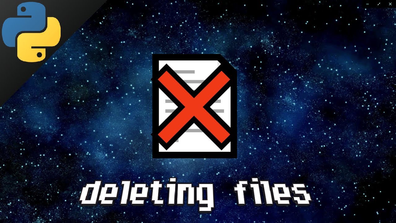 Python Delete A File рџ пёџ Youtube