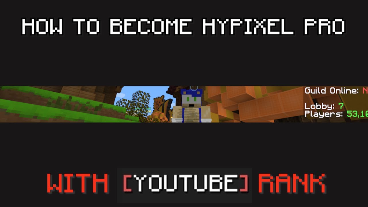 Becoming A Pro With The Hypixel Rank Youtube