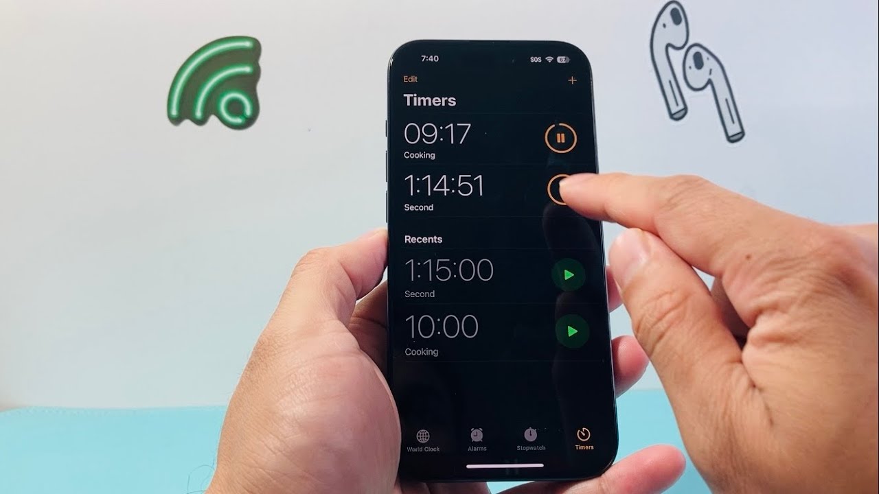 How To Set A Timer On Iphone Youtube