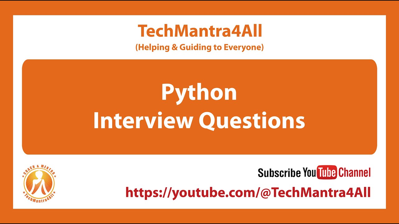 Python Interview Questions Set 05 Youtube