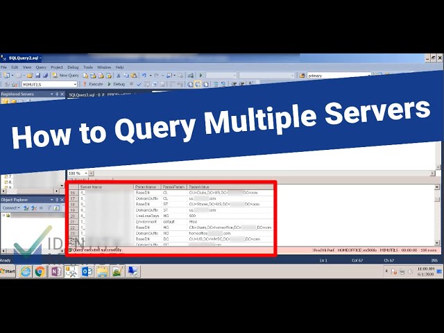 Execute Same Sql Server Query Across Multiple Servers At Different