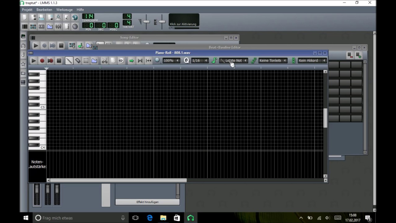 Lmms Trap Beat Tutorial Youtube