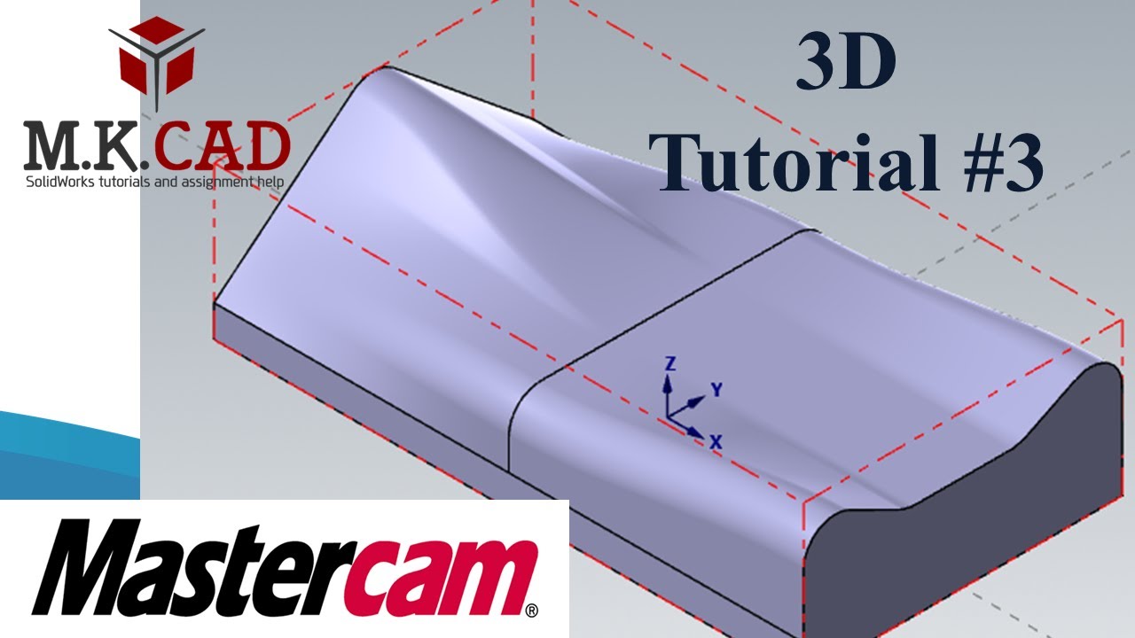 Mastercam 3d Programming Tutorial Mill 3d 3 Youtube