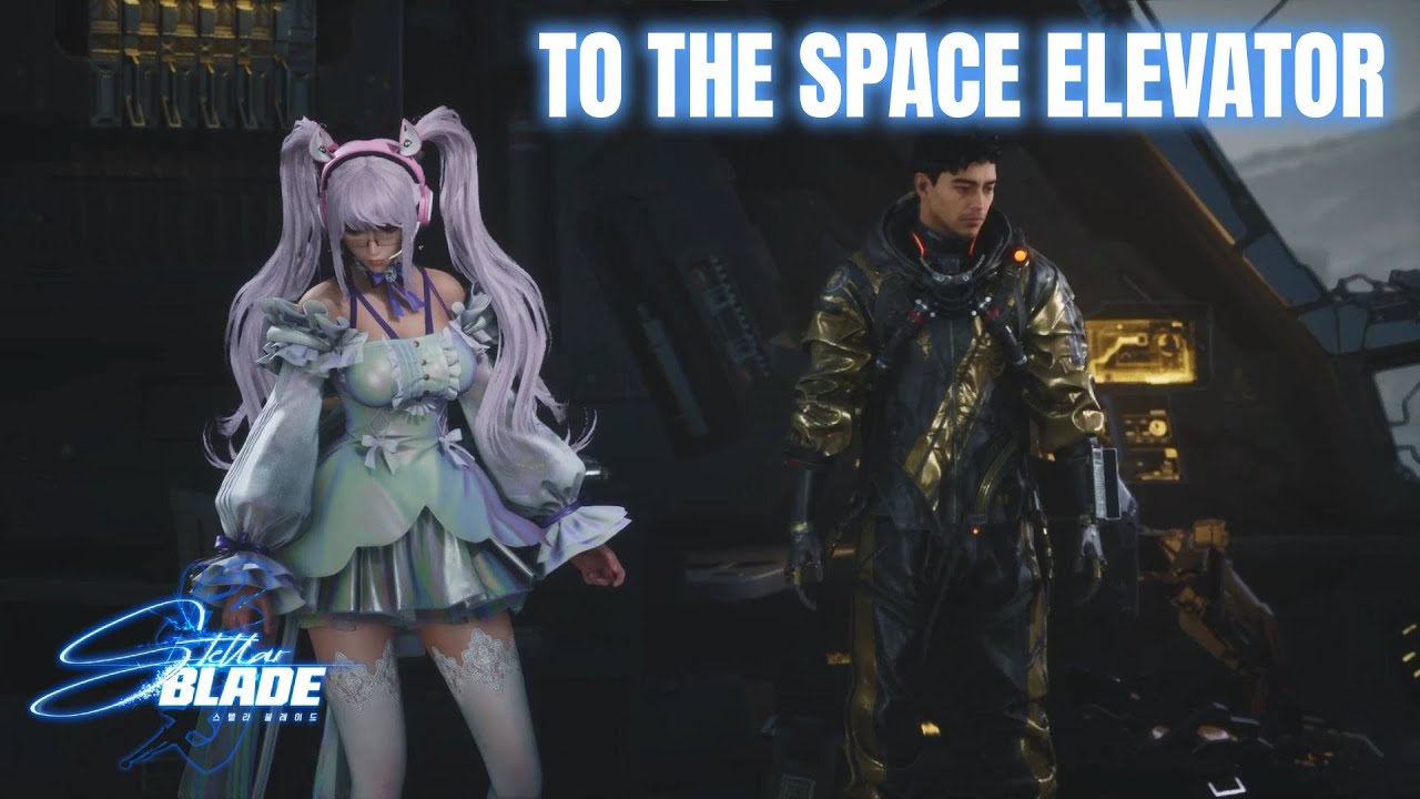 Stellar Blade Part 9 To The Space Elevator Youtube