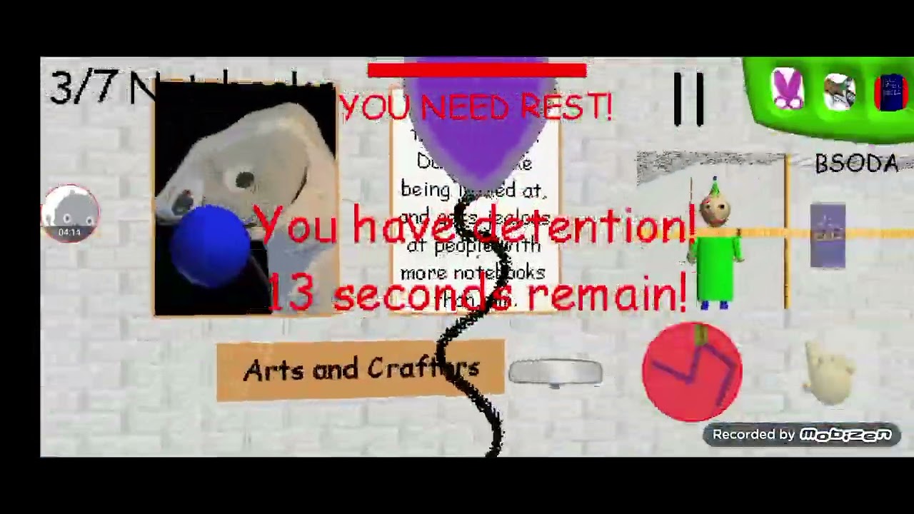 Baldi S Basics Birthday Bash Android Wrong Answer Only Fail Youtube