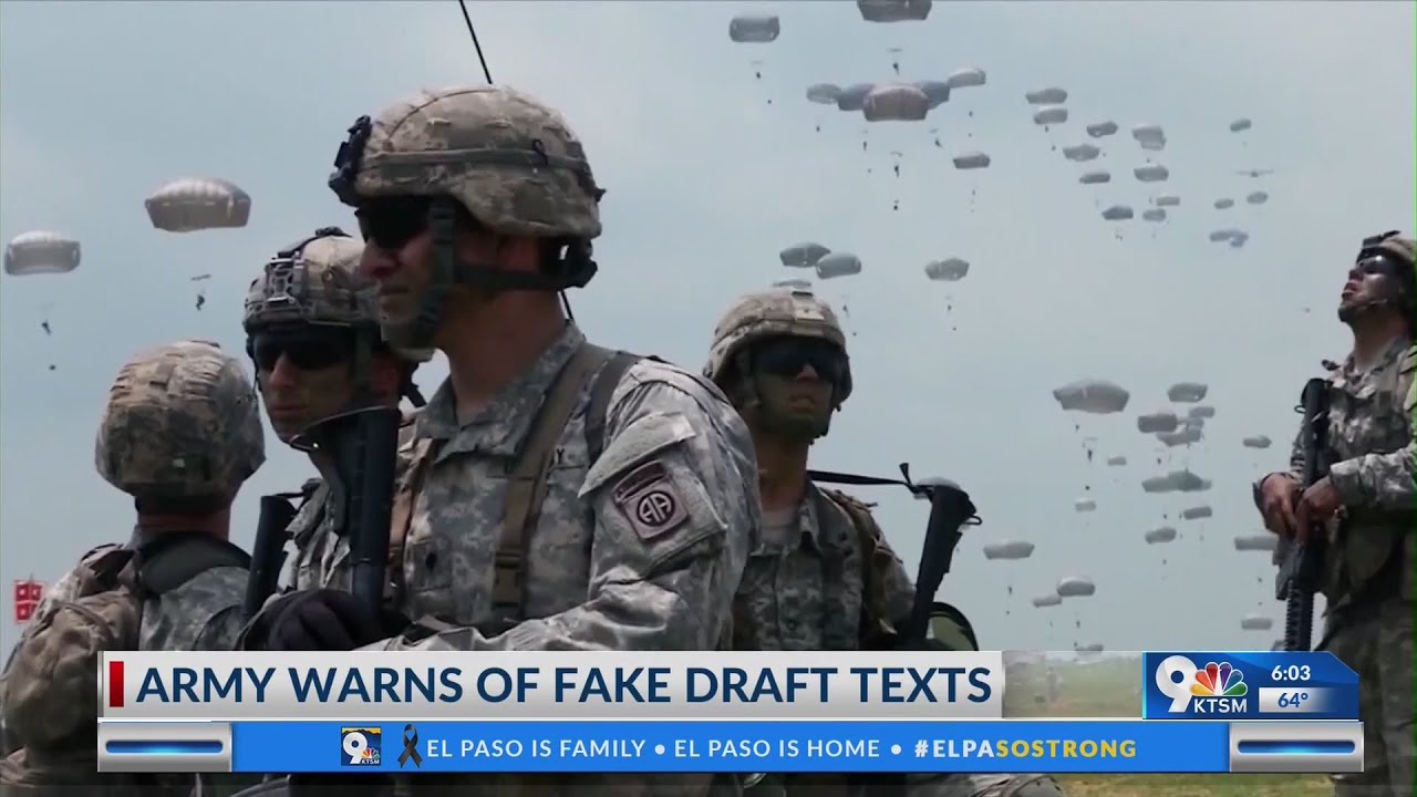 U S Army Warns Of Draft Scams Youtube