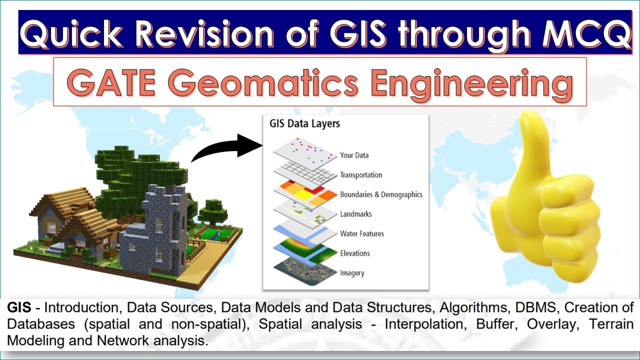 Quick Revision Of Gis Through Mcq Gate Geomatics Engineering Mcq