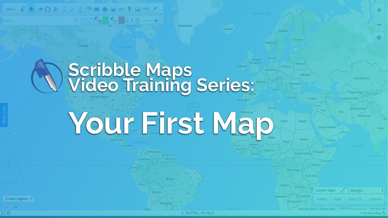 Your First Map Scribble Maps Video Training Series Youtube