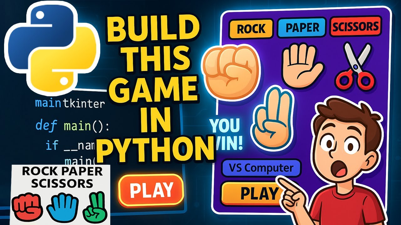 рџ ґ How To Build Rock Paper Scissors Game In Python 2025 Pygame