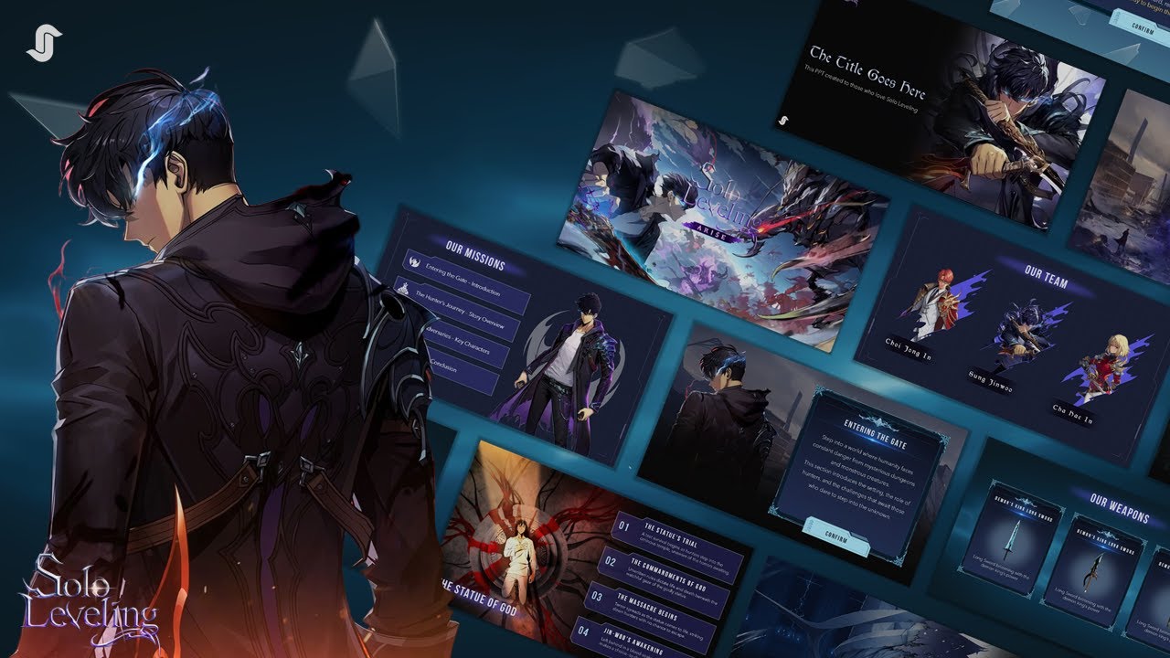 Solo Leveling Arise Ppt Template Ran15jen Youtube