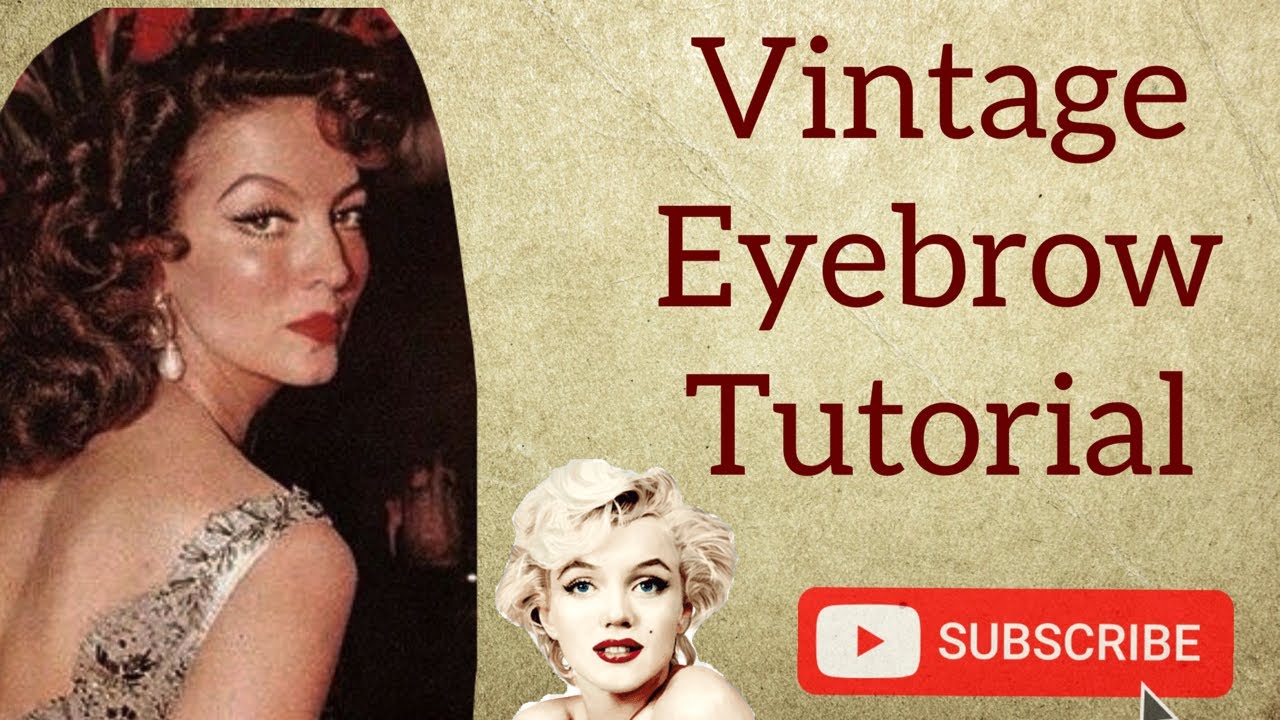 Pin Up Eyebrows Tutorial