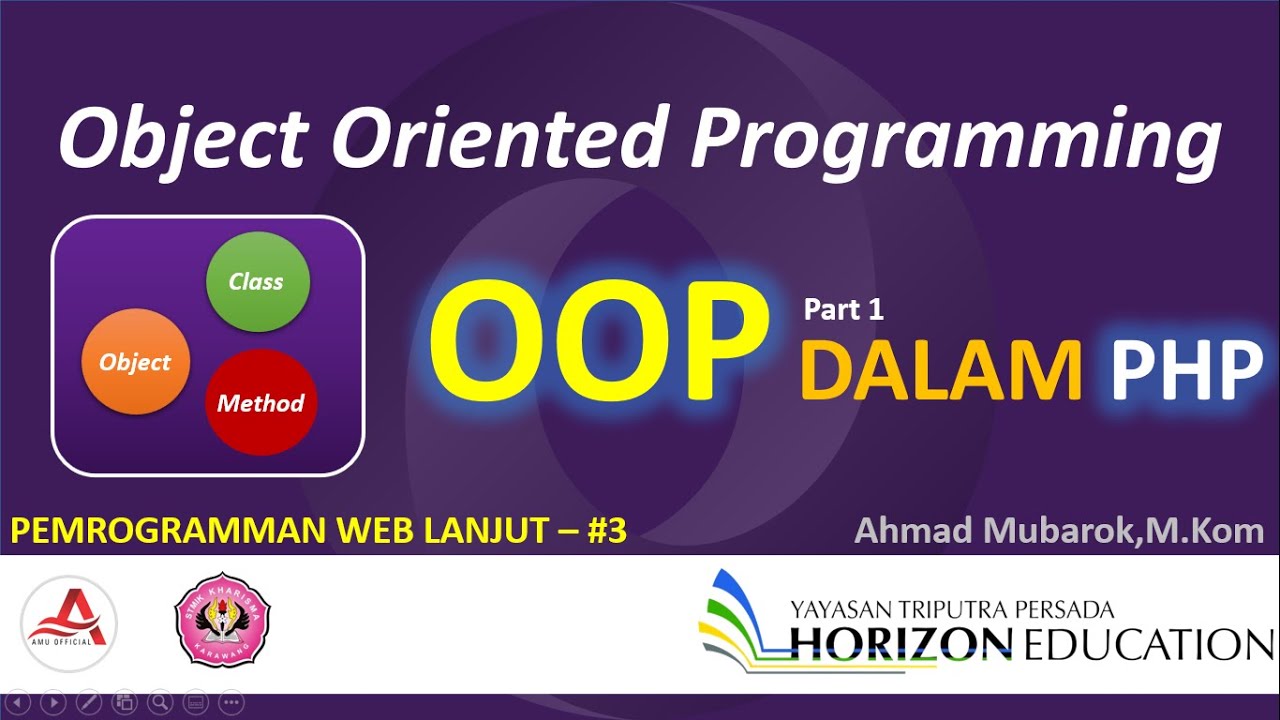 Object Oriented Programming Dalam Php Oop Part 1 Youtube