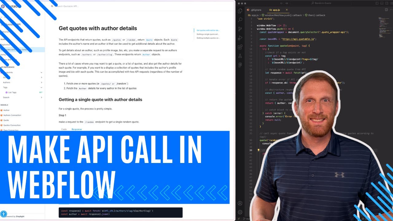 How To Make An Api Call In Webflow And Display The Results On The Page