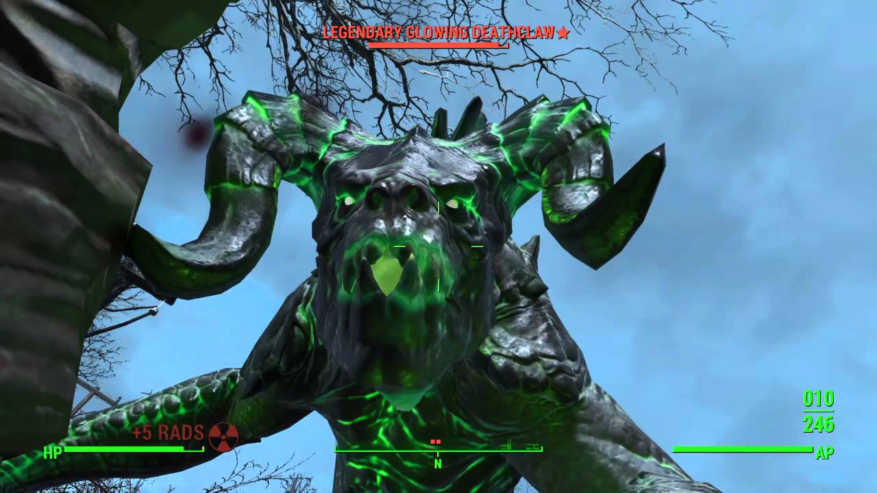 Fallout 4 Deathclaw Sneak Attack Youtube
