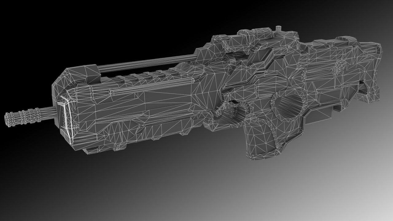 Sci Fi Weapon Speed Modeling Time Lapse In 3ds Max Youtube
