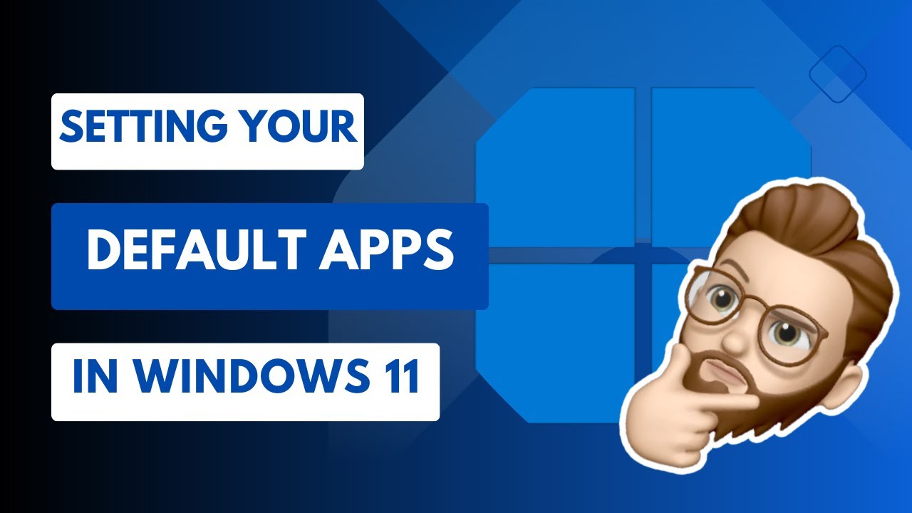 How To Set Default Applications In Windows 11 Youtube
