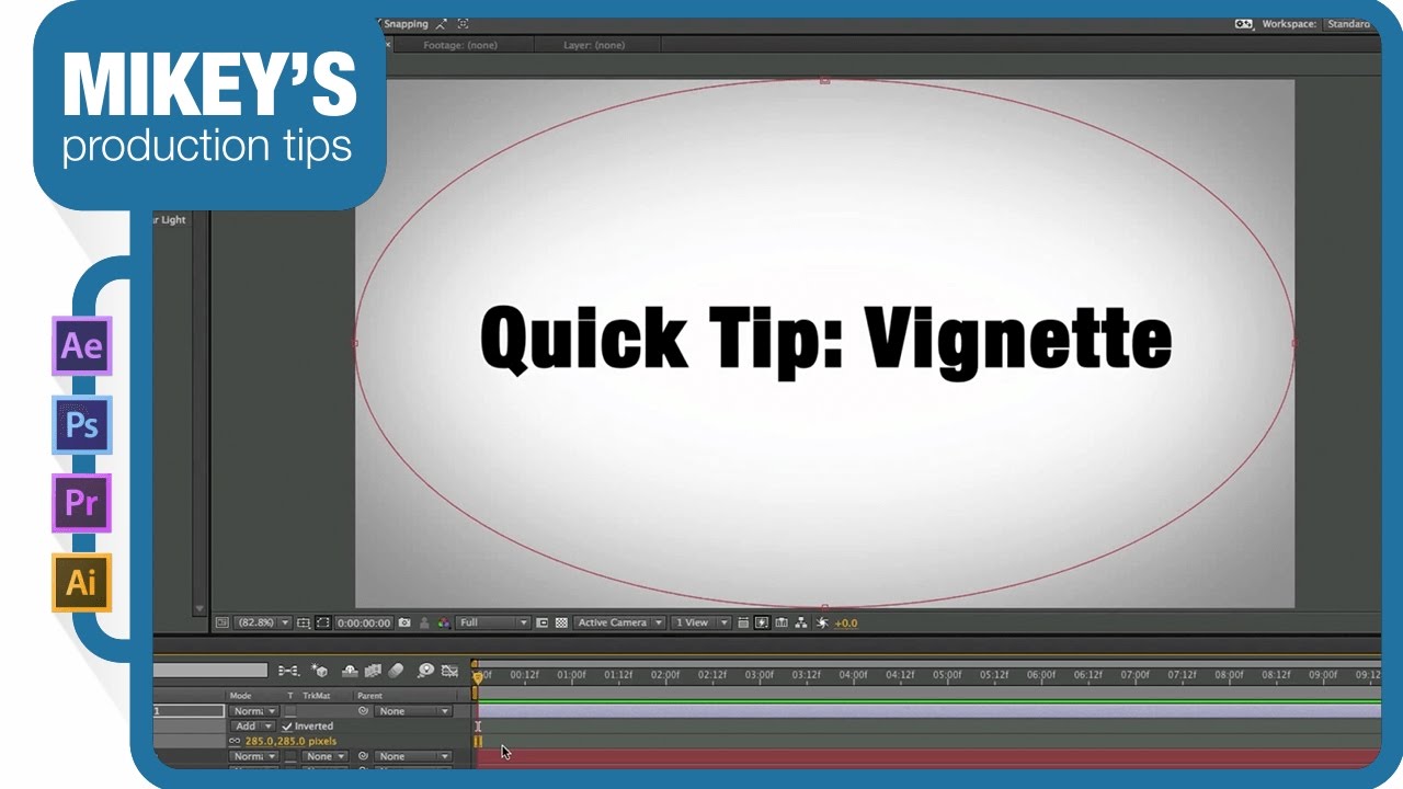 After Effects Quick Tip Vignette Youtube
