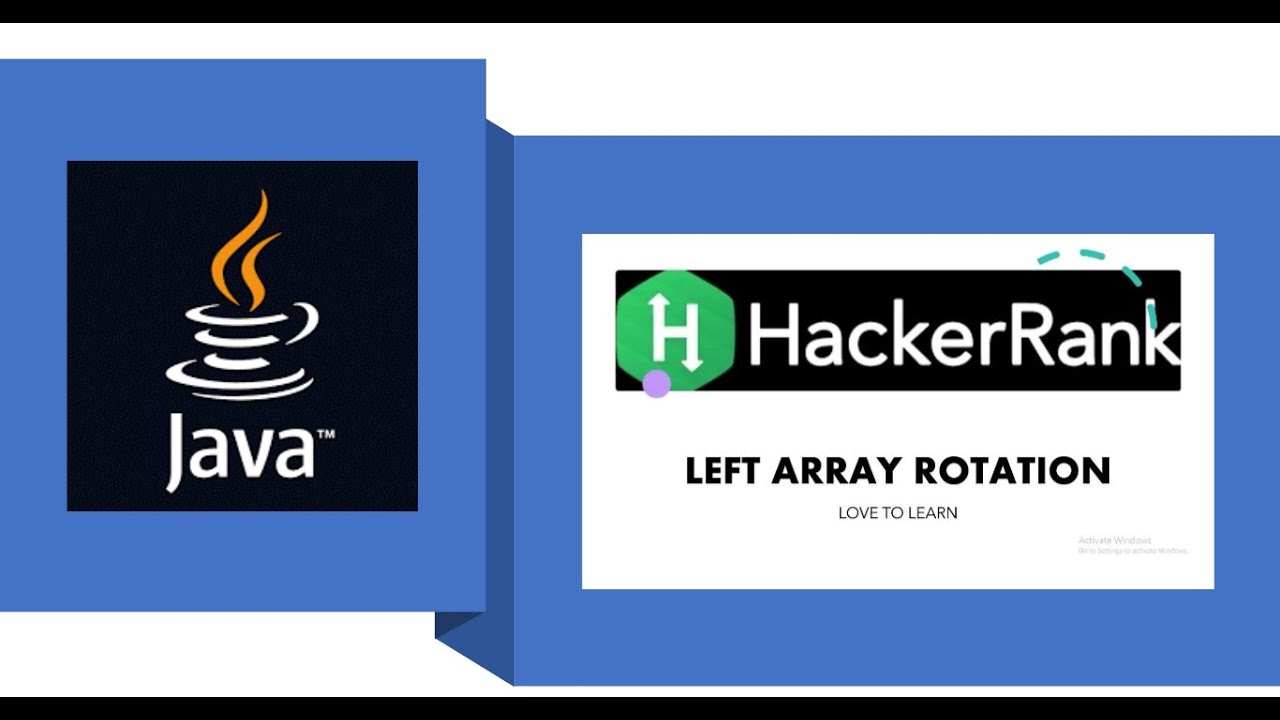 Left Rotation Arrays Hackerrank Java Java Youtube