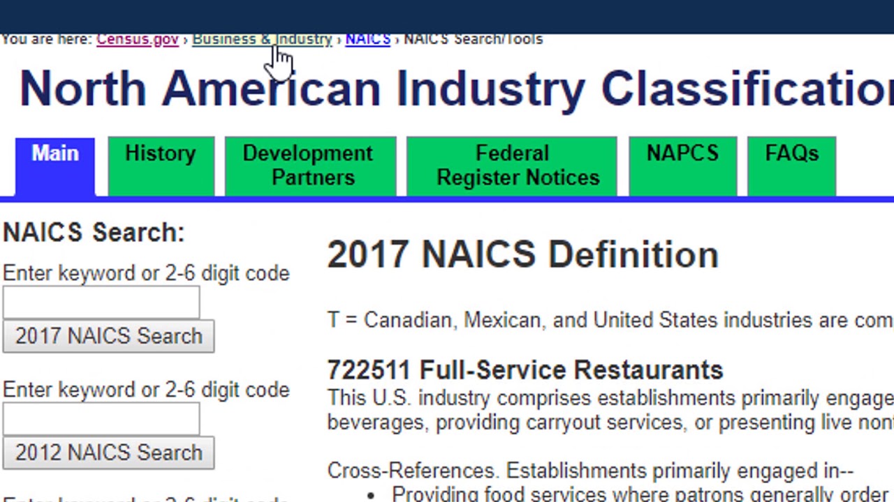 Naics Codes Youtube