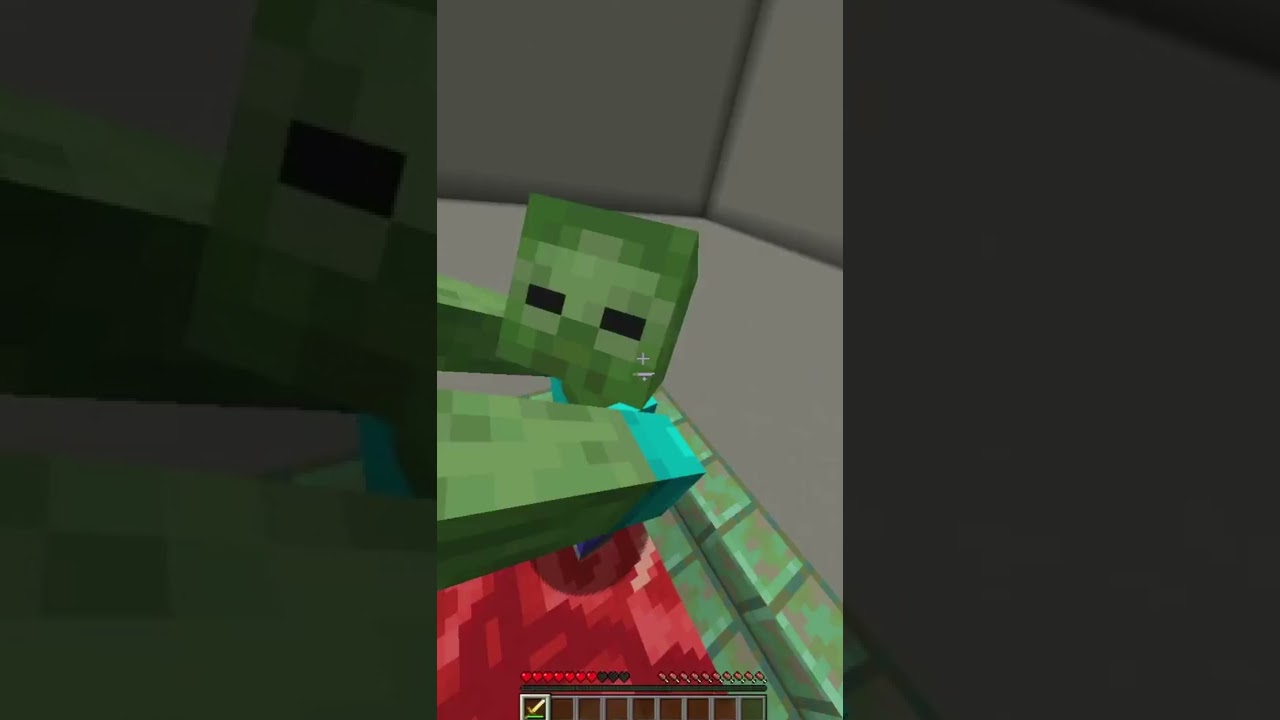 How To Defeat Zombie Minecraft Tutorial Shorts Minecraft Youtube