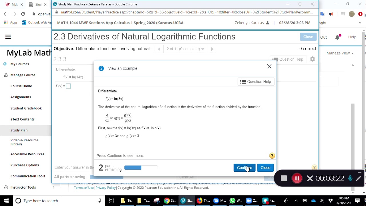 Overview Of Mymathlab Via Canvas Youtube