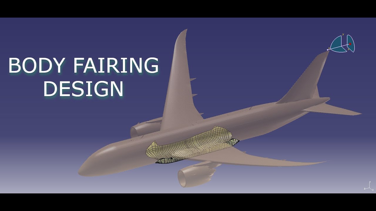 Body Fairing Design Catia V5 Catialog Youtube