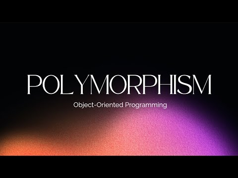 Polymorphism Oop Youtube
