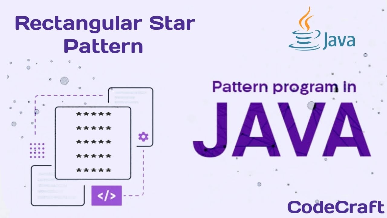 Rectangular Star Pattern Pattern Programing Logic Java Pattern