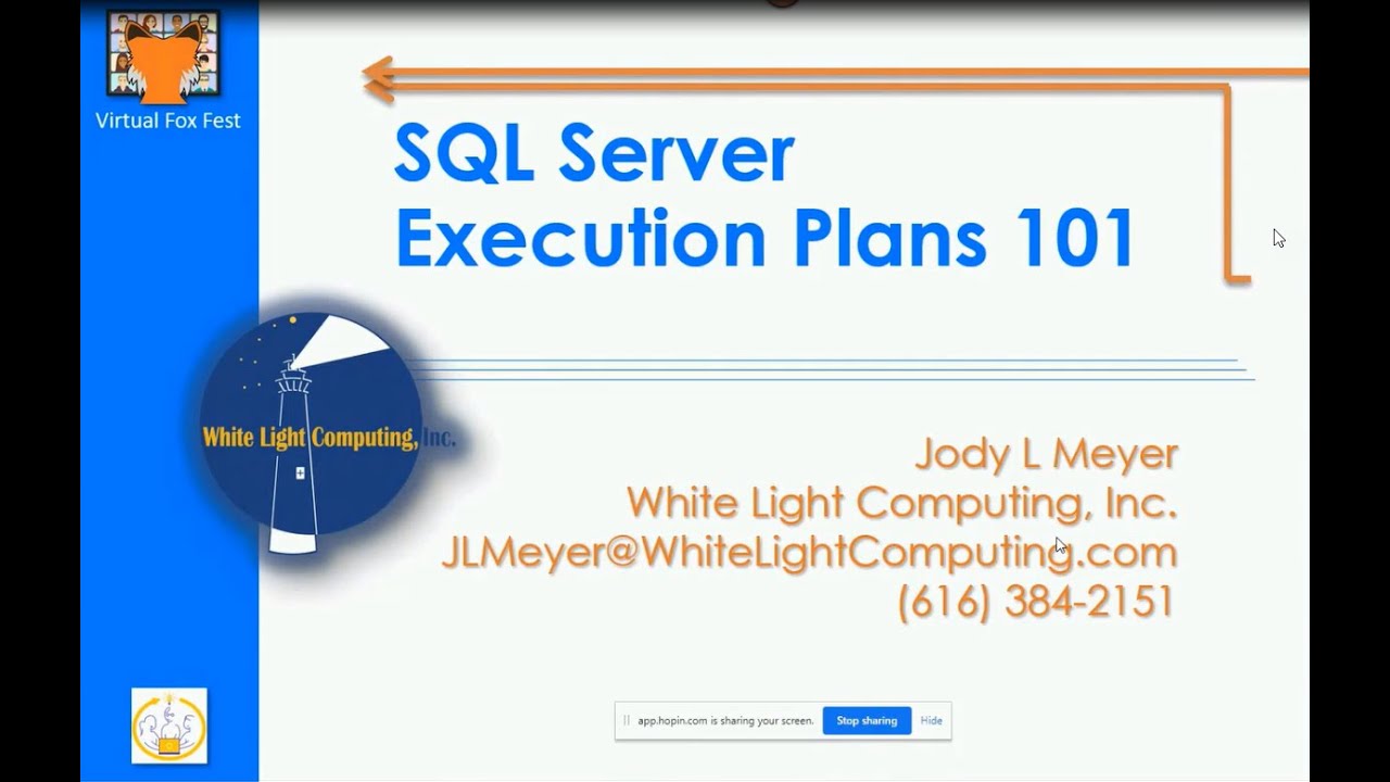 Sql Server Execution Plans 101 Youtube