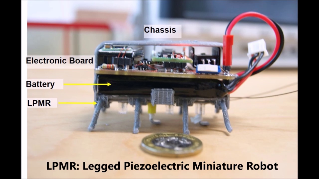 A Tether Less Legged Piezoelectric Miniature Robot For Bidirectional