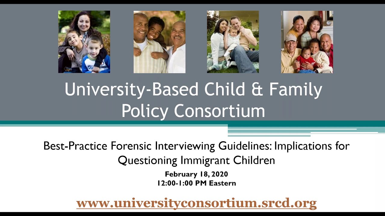 Cfp Consortium Webinar Forensic Interviewing Guidelines For
