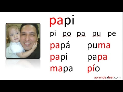Silabas Pa Pe Pi Po Pu Palabras Con P Y M Para Niños Youtube