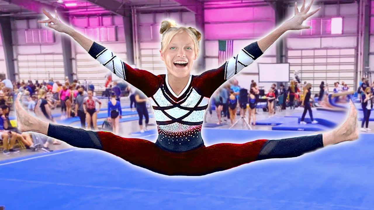 My First Gymnastics Competition At Level 8 Youtube
