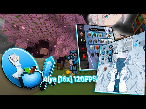 Alya 16x Mcpe Anime Texture Pack 1 21 Stunning Java Ui 120fps