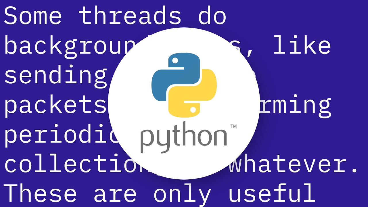 Daemon Threads Explanation Youtube