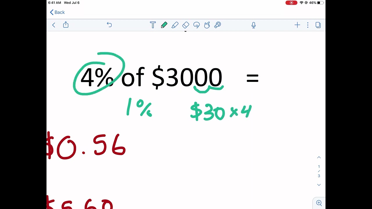 Math Salamanders Money Percentages Sheet 3 Youtube