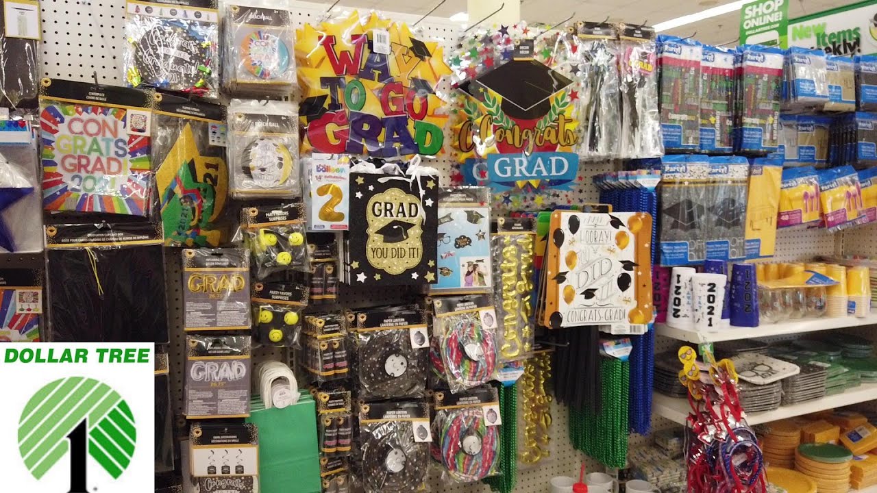 Dollar Tree Graduation 2021 Shop With Me Dollar Tree 2021 Graduation