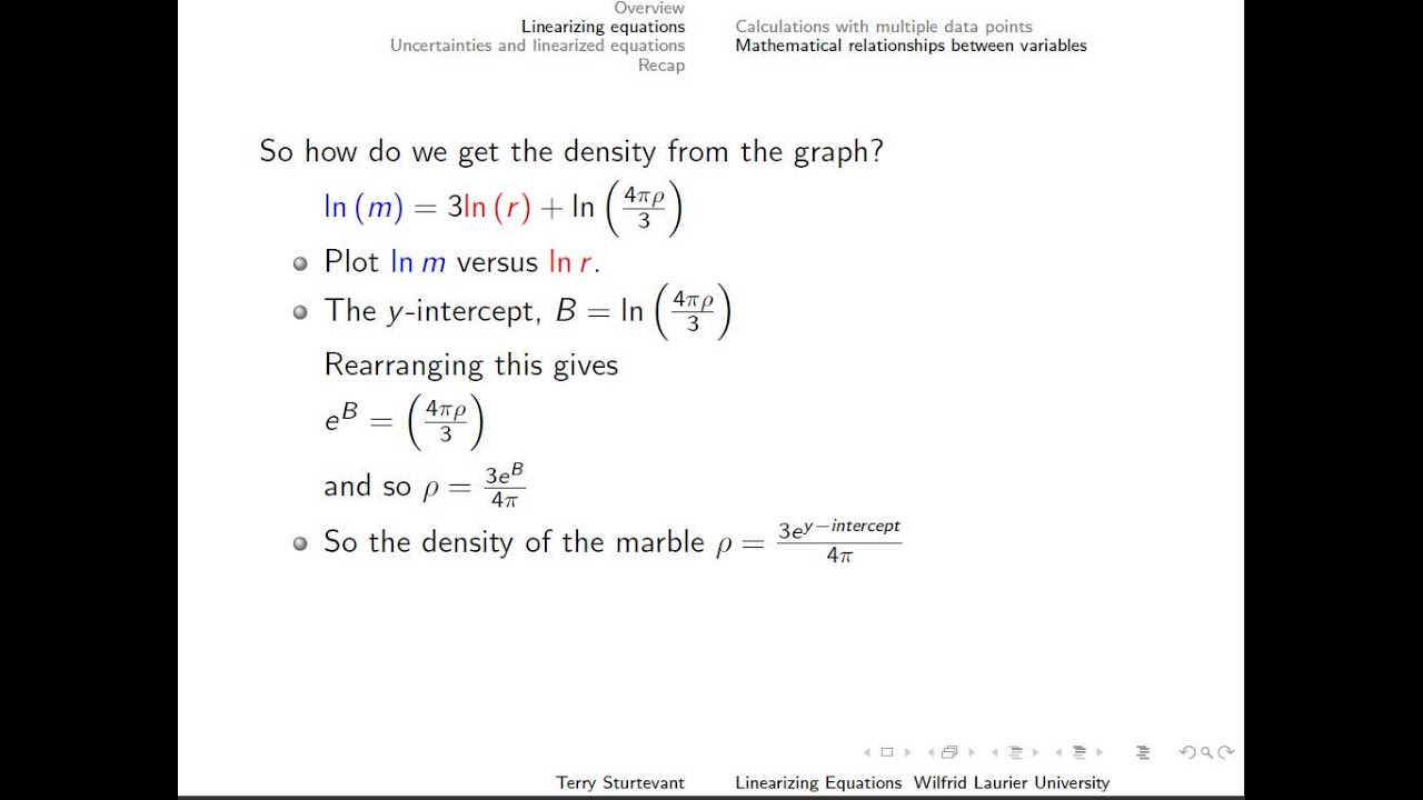 Linearizing Equations Youtube