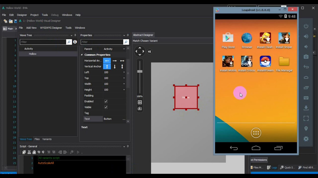 B4a Hello World Youtube