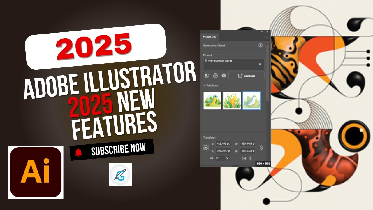 Adobe Illustrator Object On Path Tools 2025 New Features Youtube