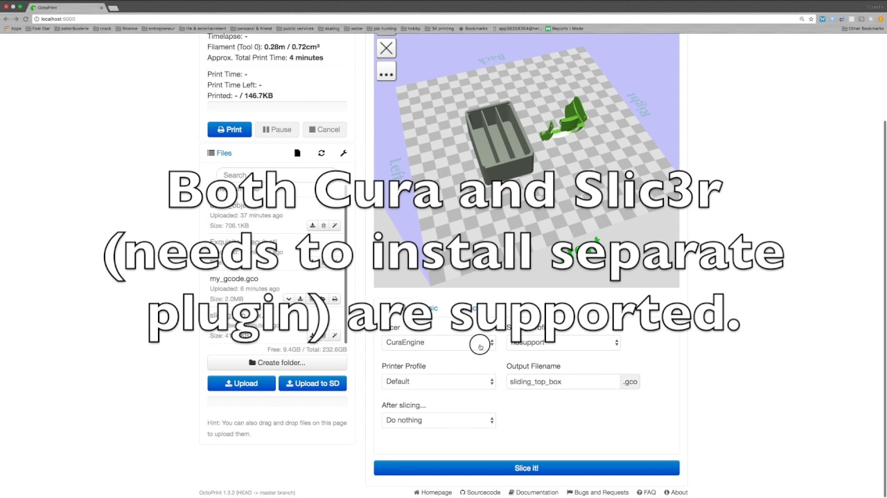 Octoprint Slicer Plugin Youtube