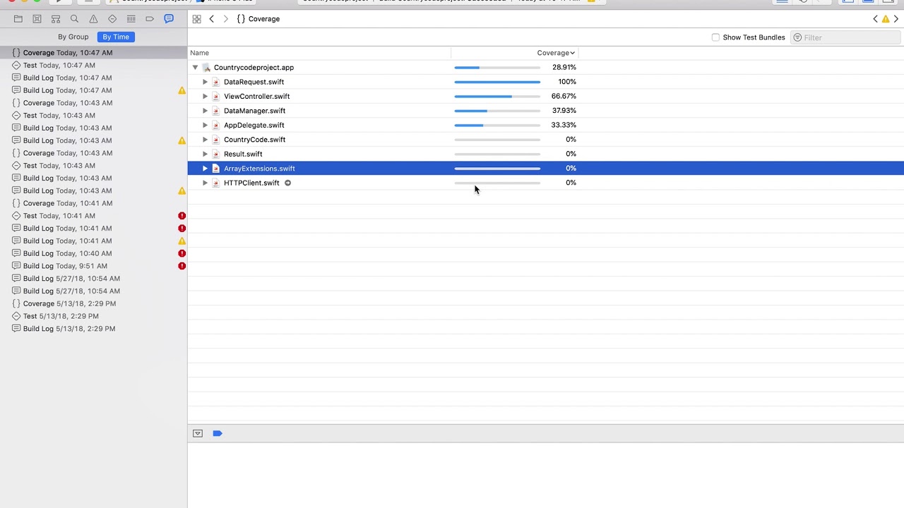 Xcode Code Coverage Youtube