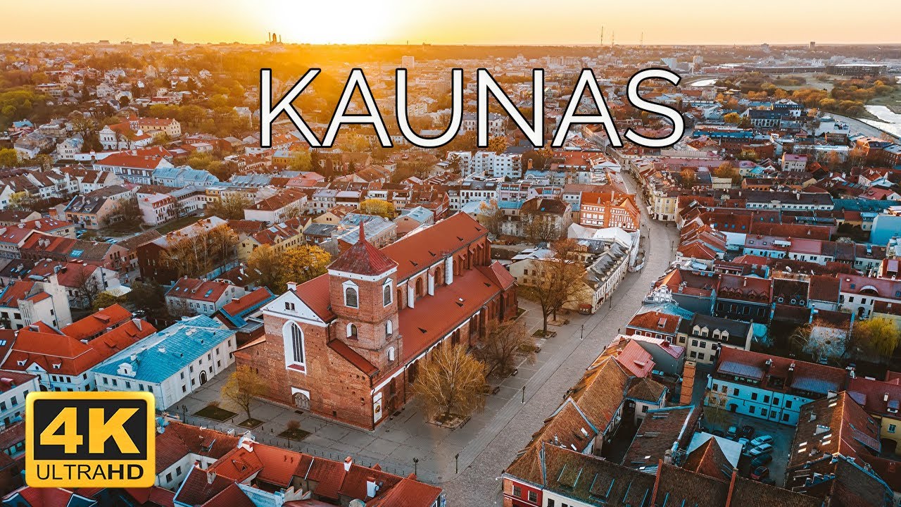 Kaunas Lithuania рџ рџ 4k Drone Footage Youtube